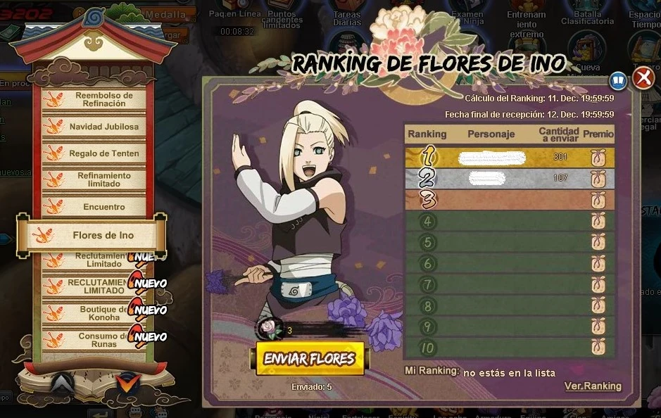 Flores de Ino | Naruto Online (oasis/tencent) Wiki | Fandom