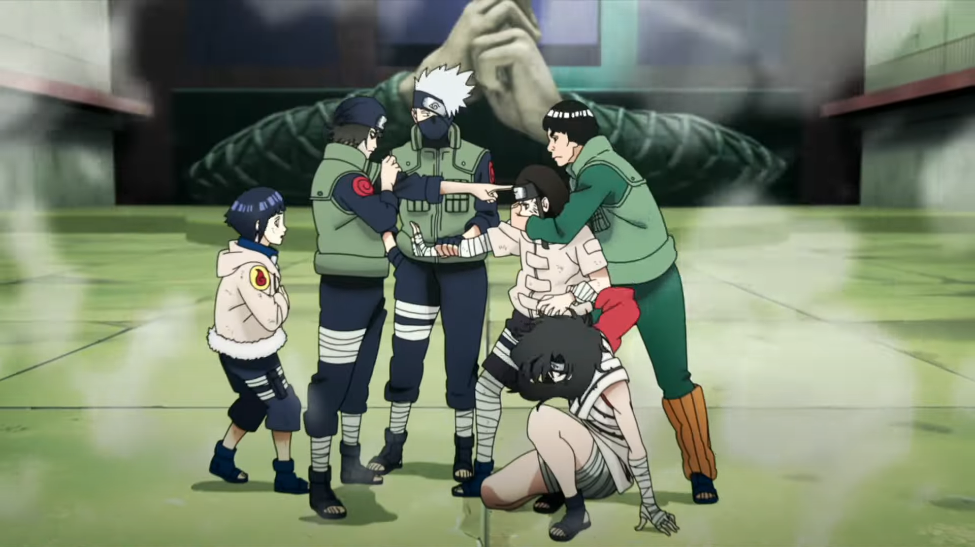 Hinata And Neji Fighting