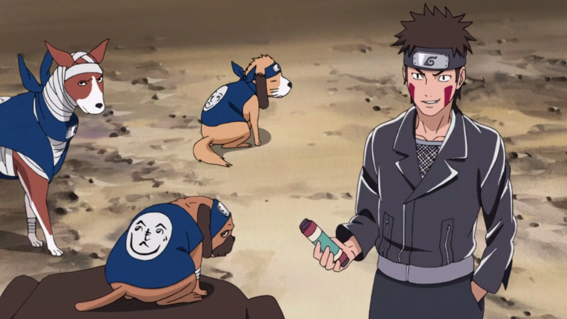 Kiba Inuzuka Y Akamaru Jutsu