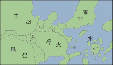 Geografie | Naruto Wiki | Fandom