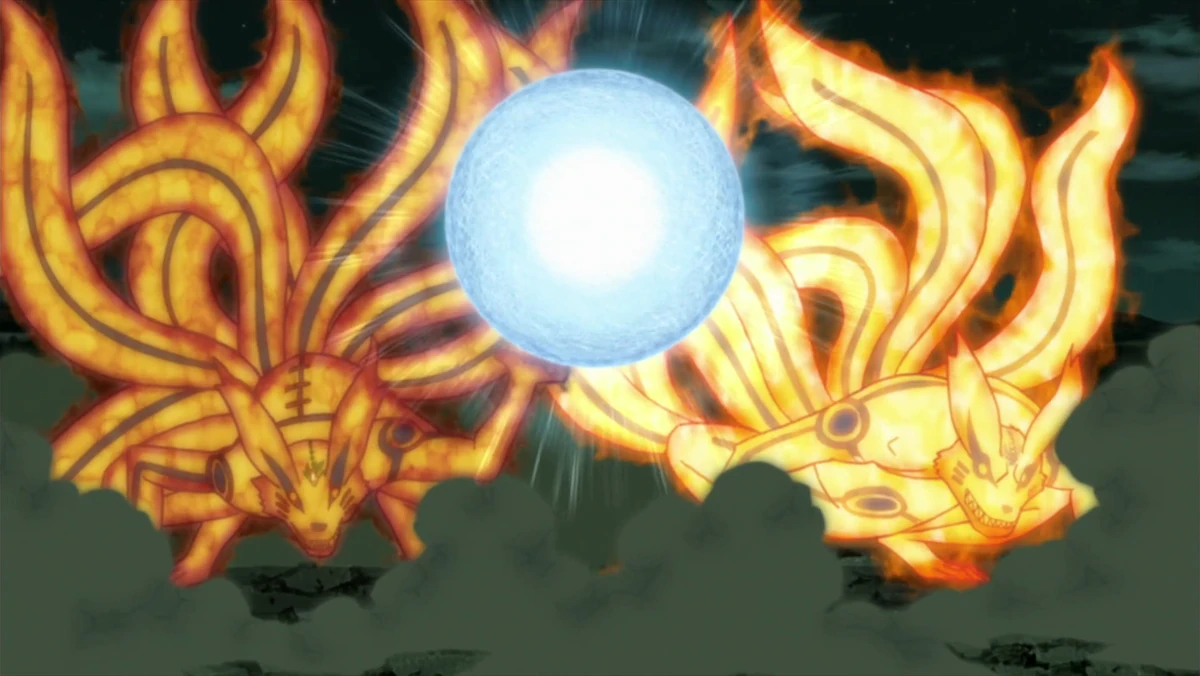 Naruto Nine Tails Mode Rasengan