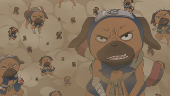 Ninken Ninja Art: Hound Clone | Narutopedia | Fandom
