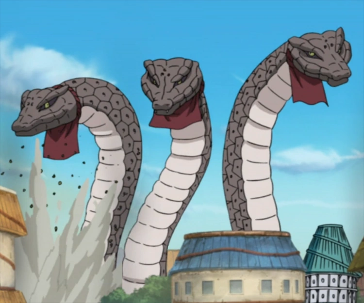 Trois Serpents Géants | Naruto Wiki | Fandom