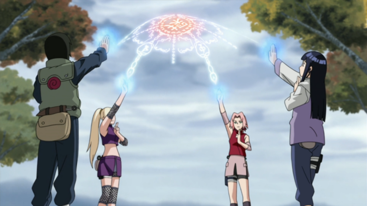 The Four-Corner Sealing Barrier (episode) | Narutopedia | Fandom