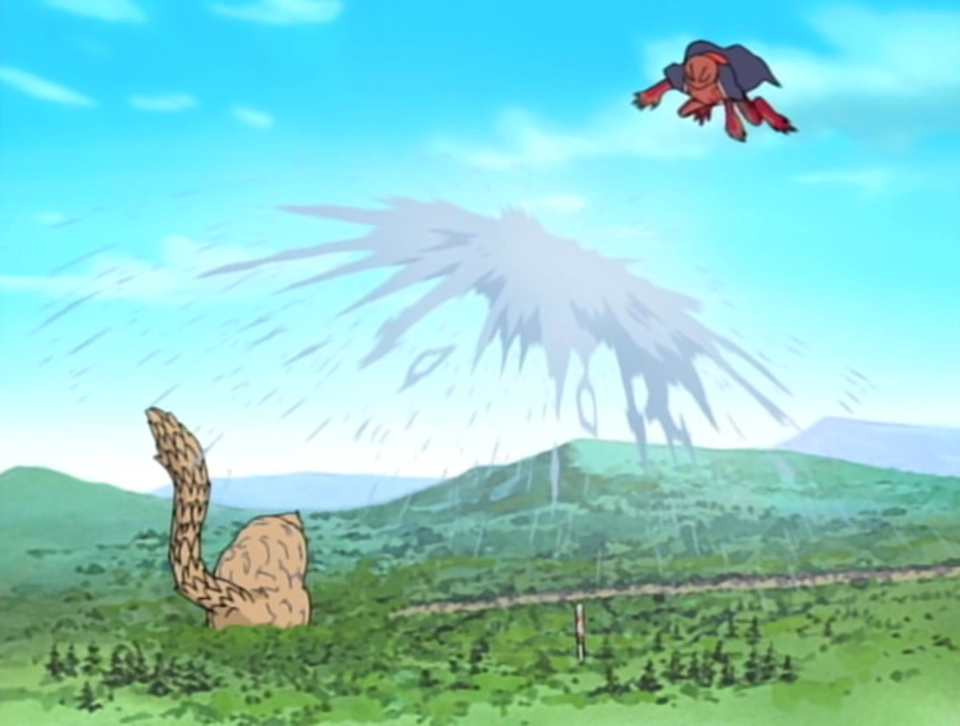 Gamabunta Vs Kyuubi