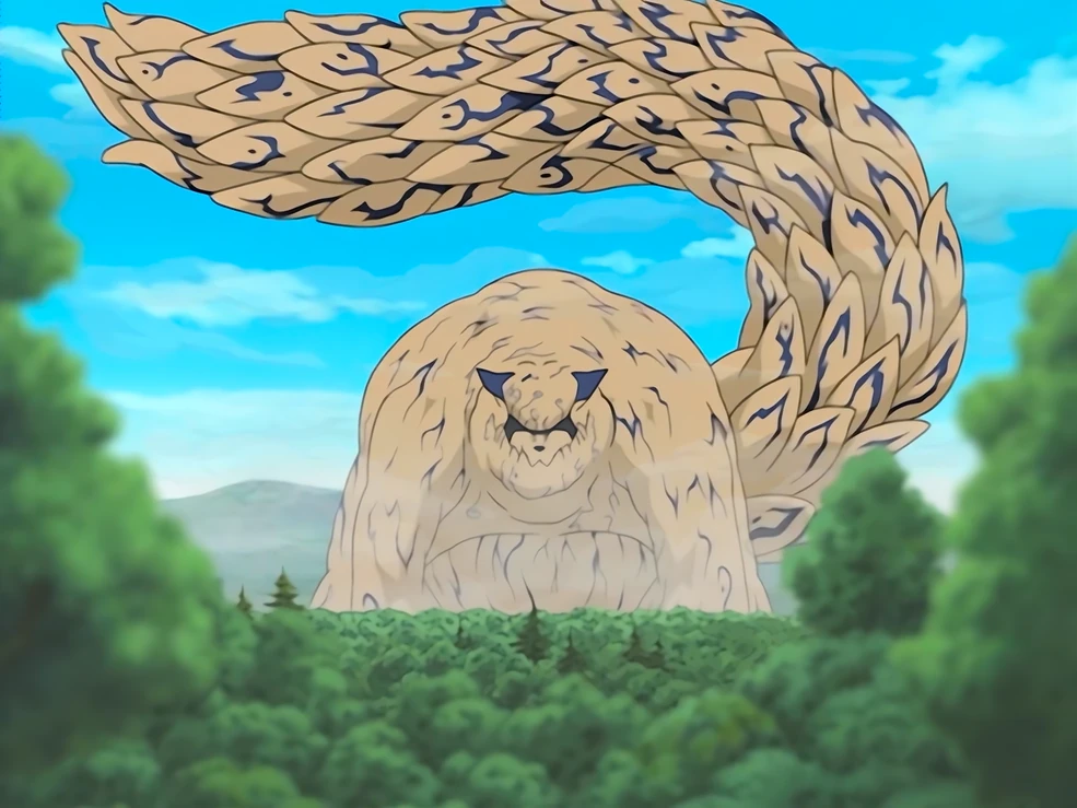 Naruto 1 Cauda Gaara Veja As Melhores Imagens Do Shukaku Do Anime