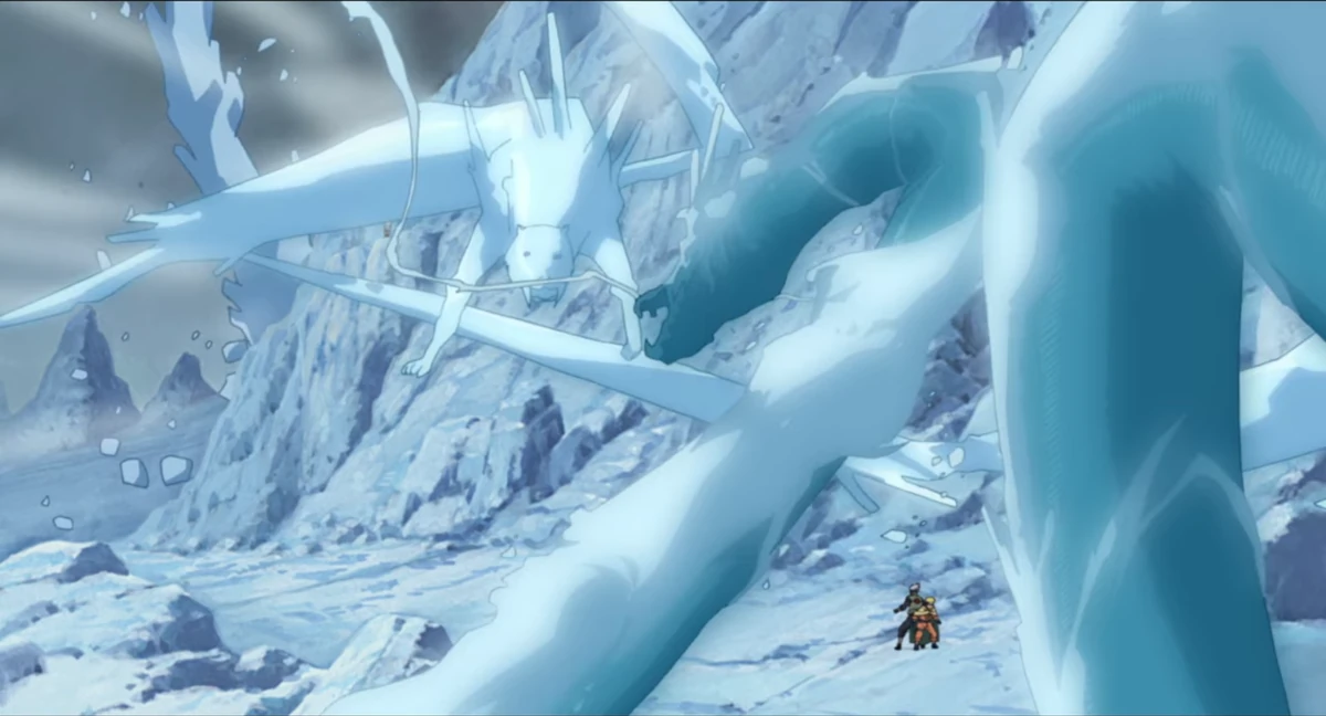 Ice Release: Tearing Dragon Fierce Tiger | Narutopedia | Fandom
