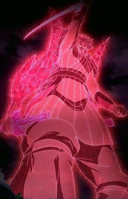 Madara Uchiha Susanoo Perfect Form Red
