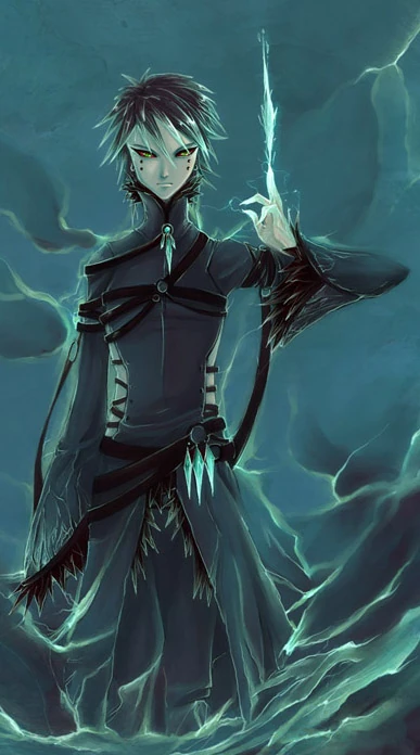 Anime Male Ice Mage