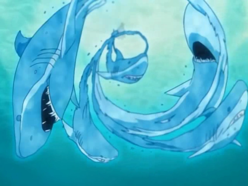 Water Release: Five Feeding Sharks | Naruto Fanon Wiki | Fandom