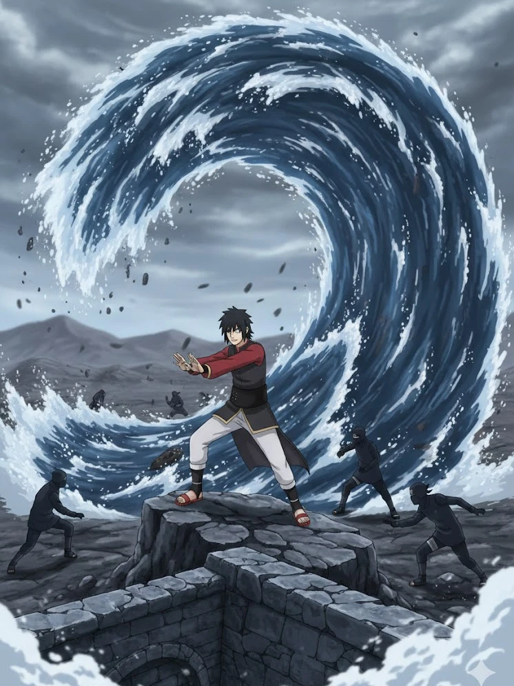 Liberação de Água: Maré Devastadora do Ocidente | Wiki Naruto Fanon ...