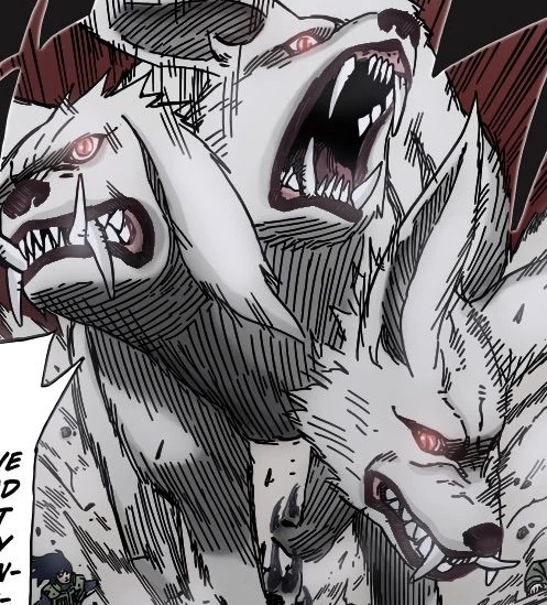 Human Beast Mixture Transformation — Three-Headed Wolf | Naruto Fanon ...