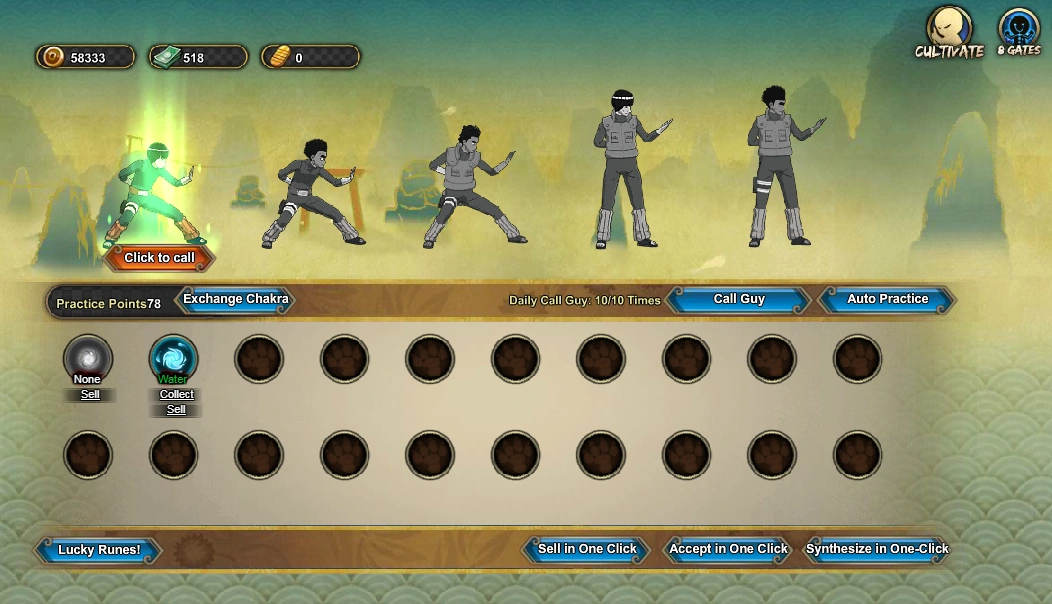 Eight Inner Gates | Naruto Online Oasis Games Wikia | Fandom