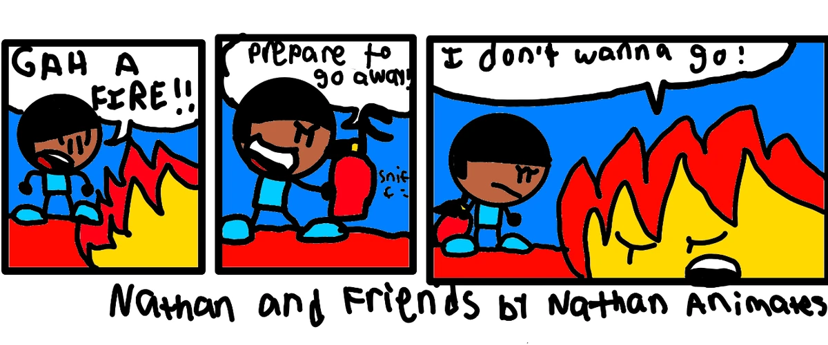 Fire (Comic 10) | Nathan And Friends Wiki | Fandom