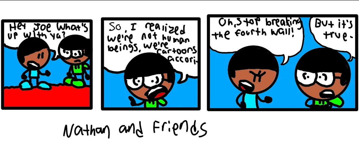 Fourth Wall (Comic 12) | Nathan And Friends Wiki | Fandom