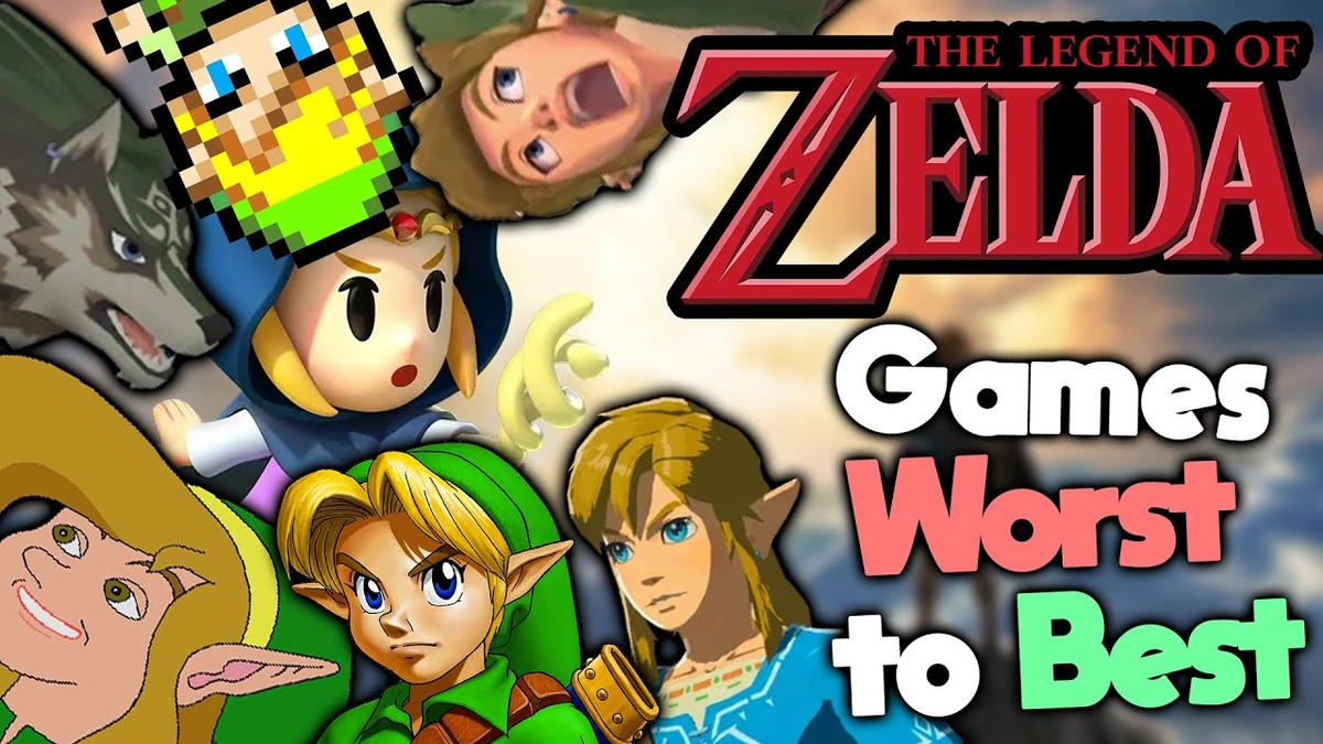Ranking Every Legend of Zelda Game | Nathaniel Bandy Wiki | Fandom