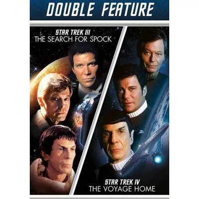 Star Trek Double Feature: STIII: the Search for Spock/STIV: The Voyage ...