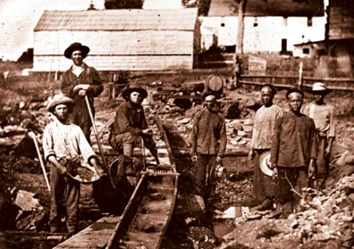 Chinese Gold Rush Miners