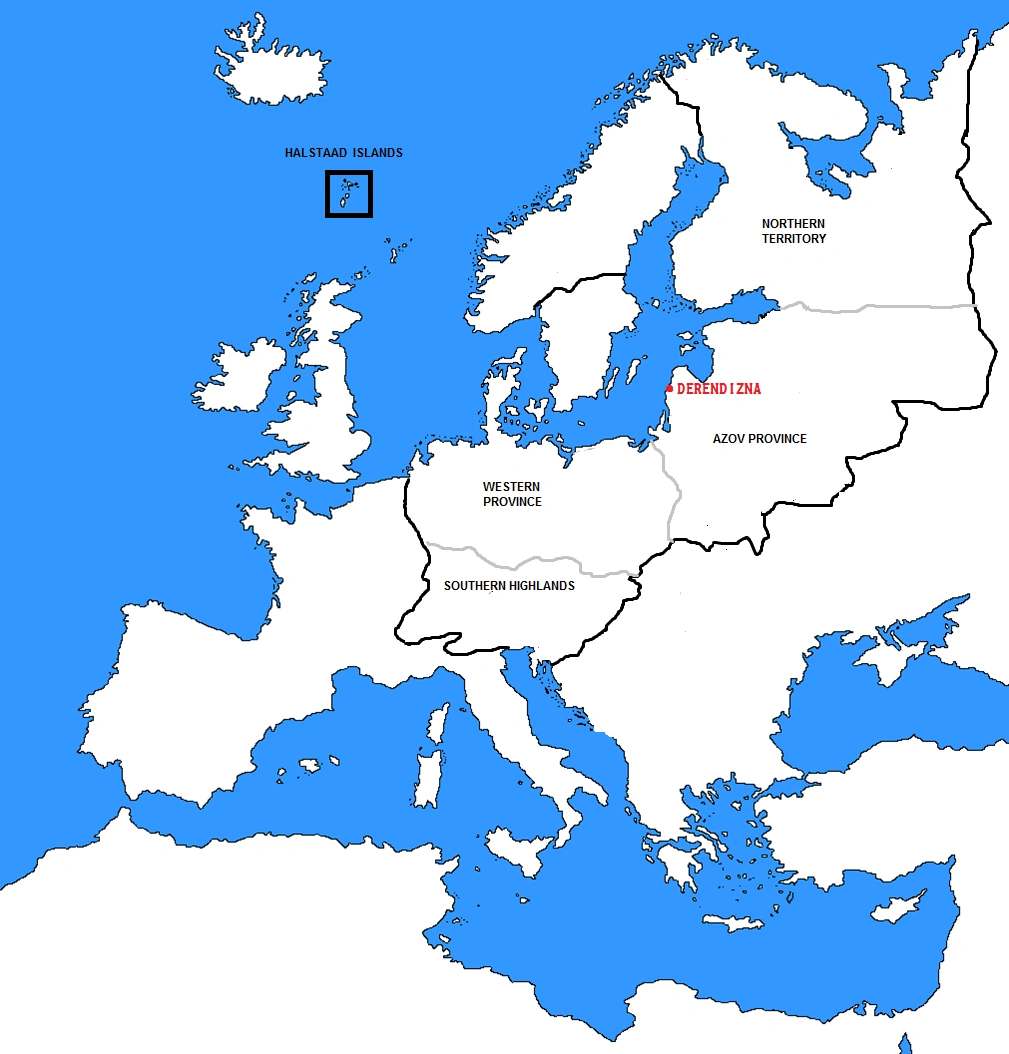 Europe Blank Map With Rivers