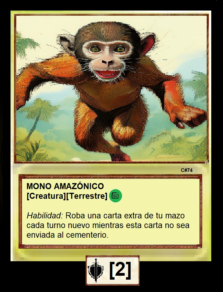 74. Mono amazónico | NativTCG Wiki | Fandom