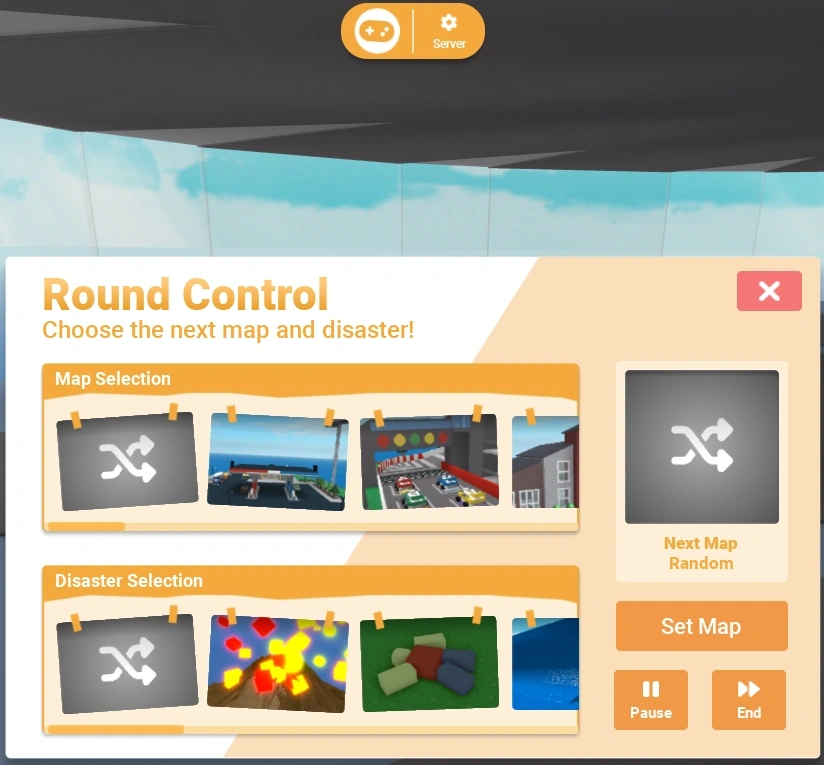 Round Control | Natural Disaster Survival Wiki | Fandom
