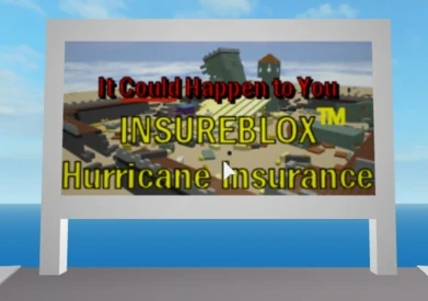 Hurricane Insurance Sign | Natural Disaster Survival Wiki | Fandom