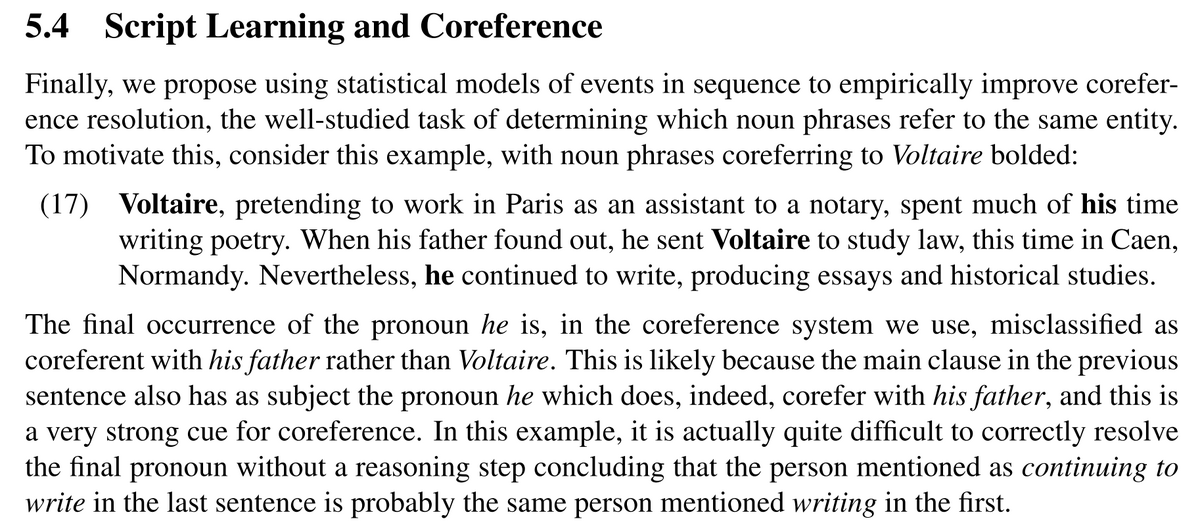 Script learning for coreference resolution | Natural Language ...