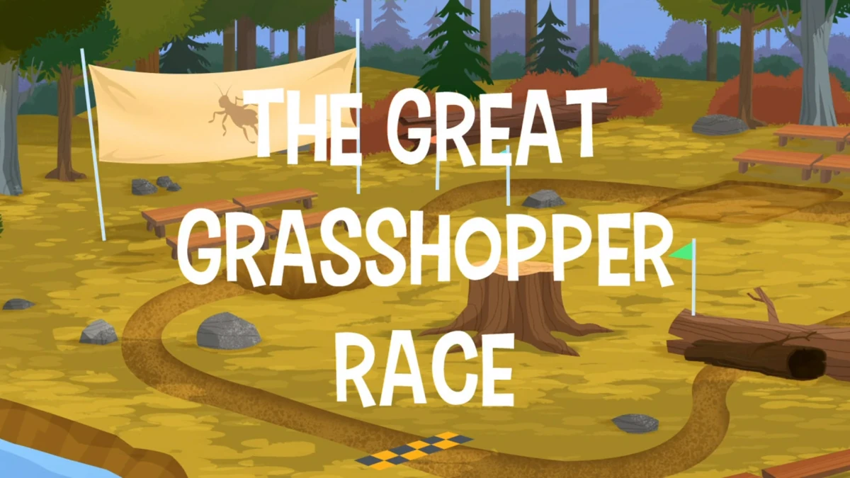 The Great Grasshopper Race | Nature Cat Wikia | Fandom