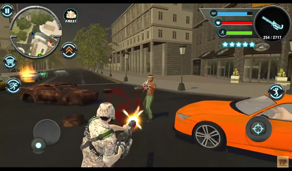 Stickman With Minigun