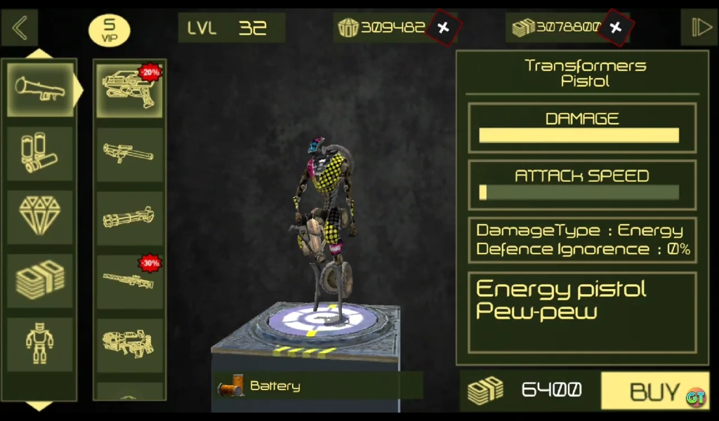 Transformer Pistol | Naxeex Wikia Wiki | Fandom