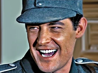 Smiling German Soldier