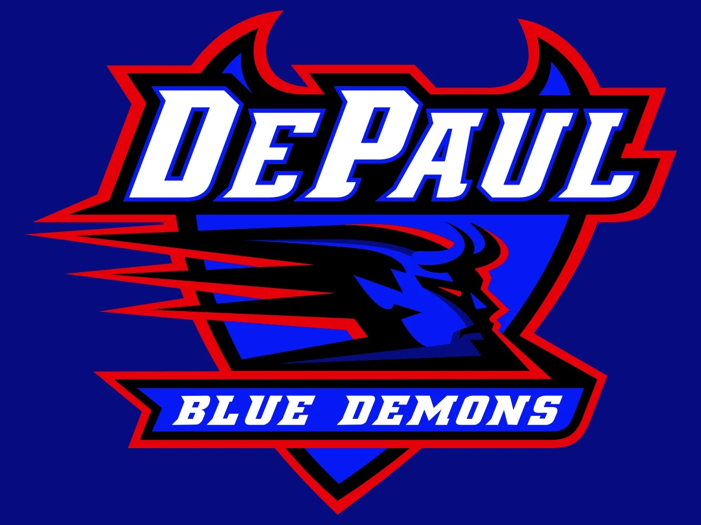 Depaul Blue Demons Logo