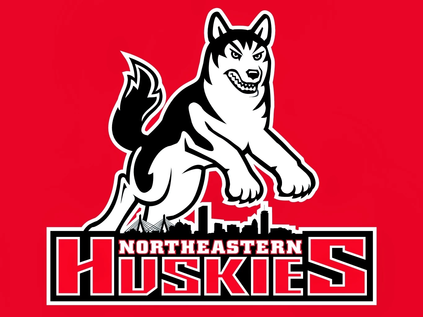 Northeastern University Huskies Logo