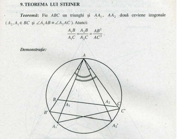 Teorema lui Steiner (geometrie) | Coman Wiki | Fandom