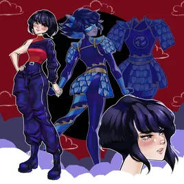 Kagami Tsurugi (Callimara's Miraculous Ladybug) | Near Pure Good Hero ...