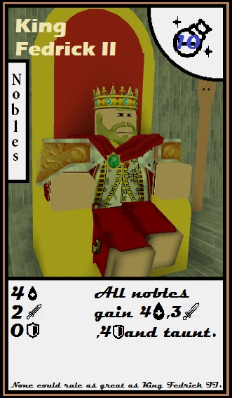 King Fedrick II | Sentrum's TCG (Nearthian TCG) Wiki | Fandom