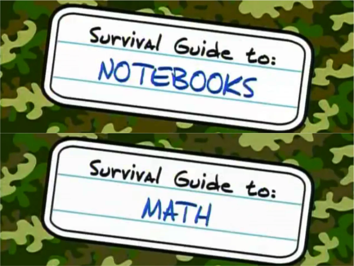 Guide to: Notebooks and Math | Ned's Declassified School Survival Guide ...