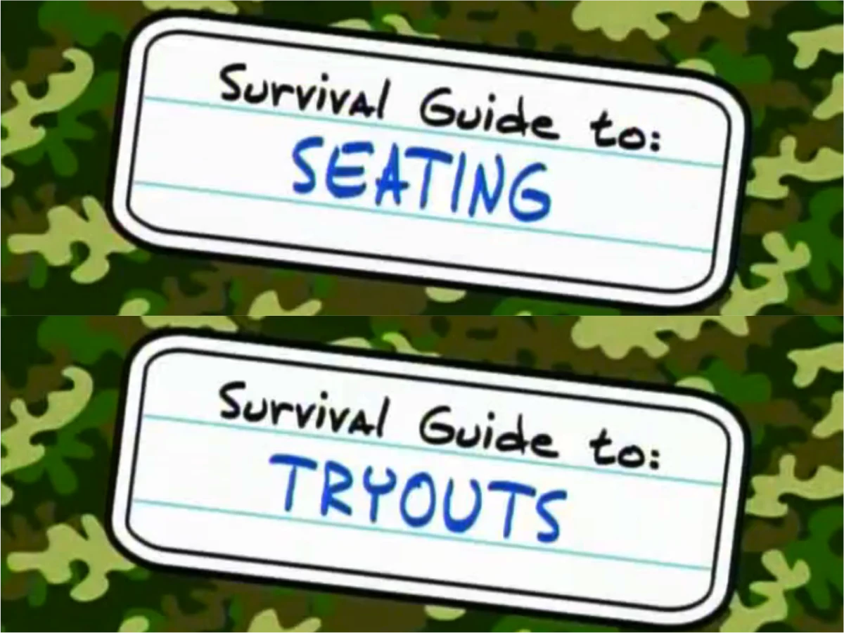 Guide to: Seating and Tryouts | Ned's Declassified School Survival ...