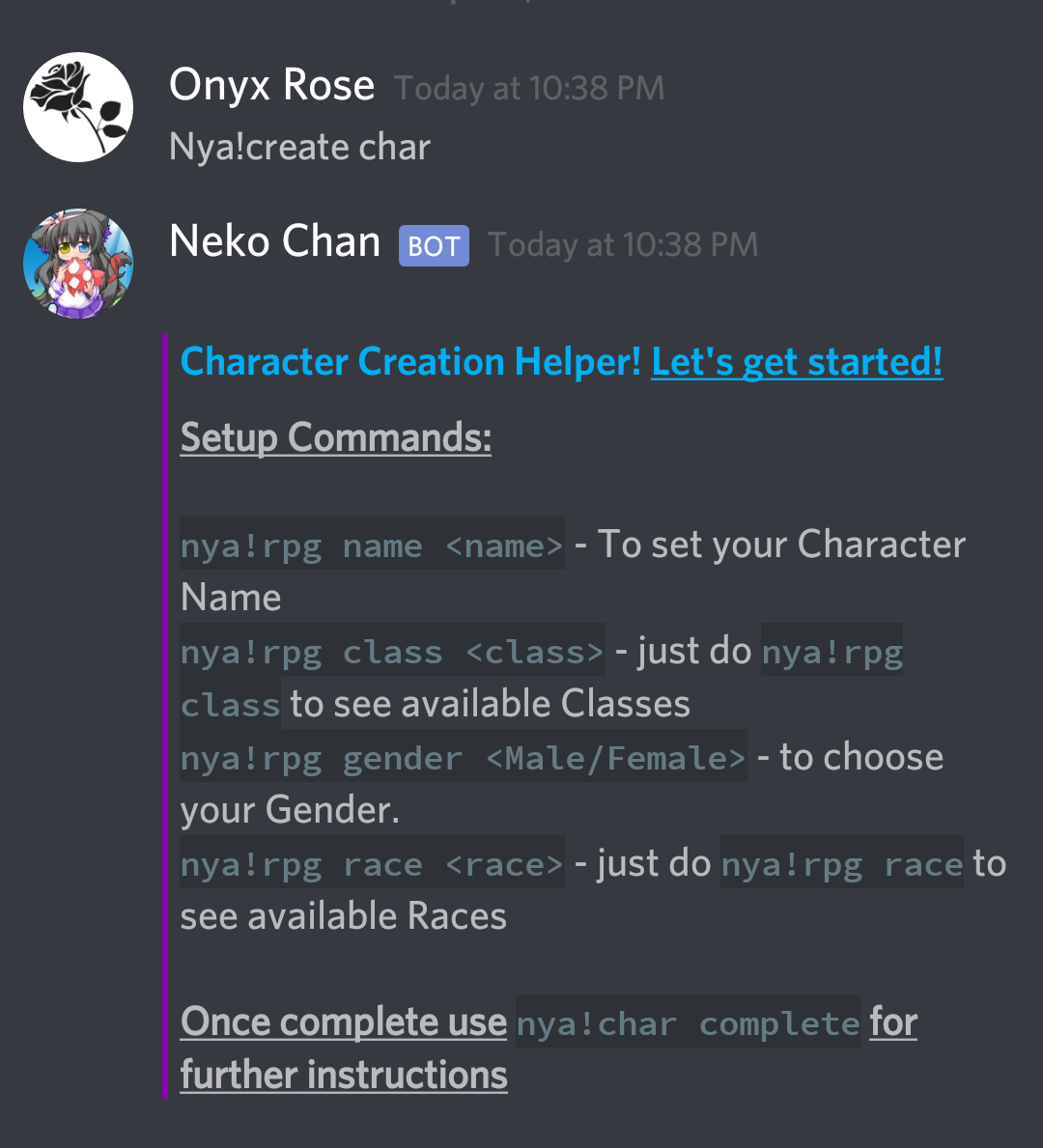 Character Creation | Neko Chan Wiki | Fandom