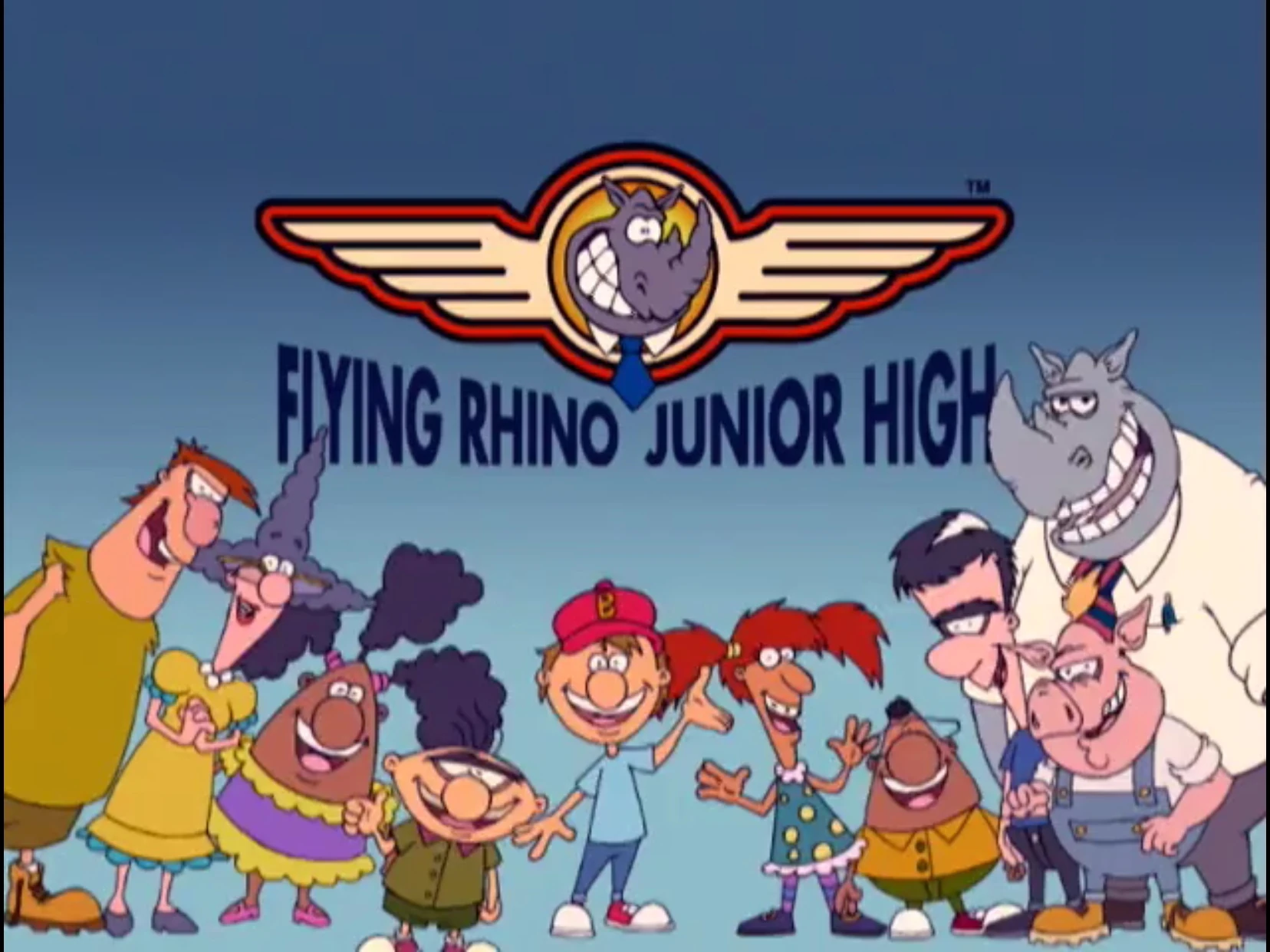 Junior High Cartoon Characters Trouble At Elmore Junior High The