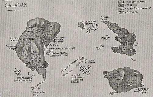 Dune Caladan Planet Map
