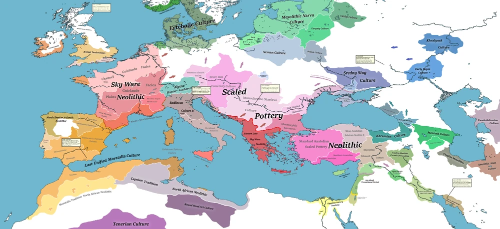 Map 4: 4,000 BCE | Neolithic Devolution Wiki | Fandom