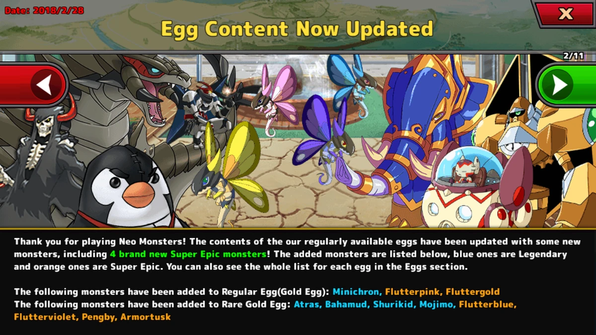 News/2018/February | Neo Monsters Wikia | Fandom