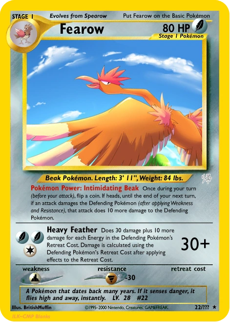 Fearow (Neo Redux 22) | Neo Redux Wiki | Fandom
