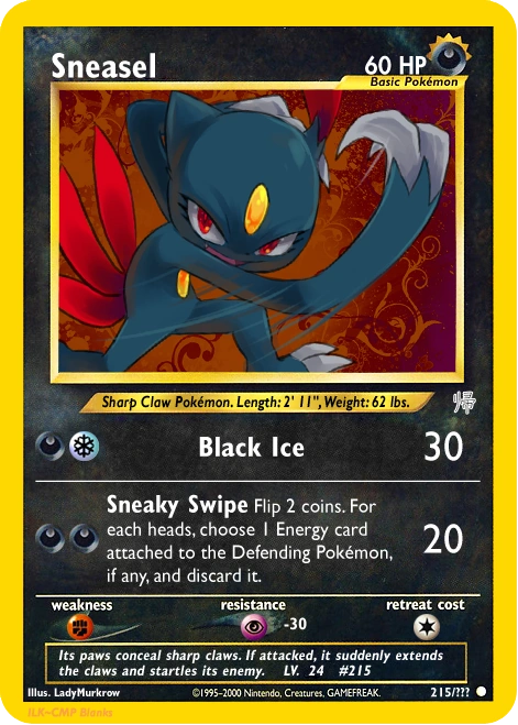 Sneasel (Neo Redux 215) | Neo Redux Wiki | Fandom