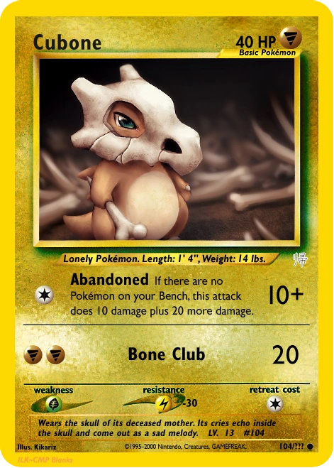 Cubone (Neo Redux 104) | Neo Redux Wiki | Fandom