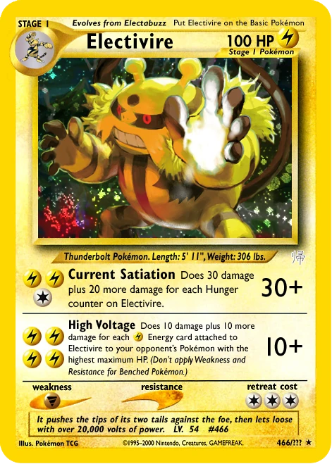 Electivire Pokemon Card