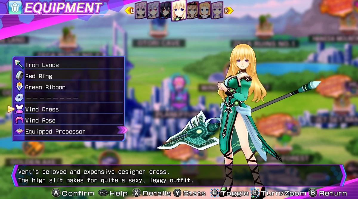 Costume/Re;Birth3/Vert | Hyperdimension Neptunia Wiki | Fandom