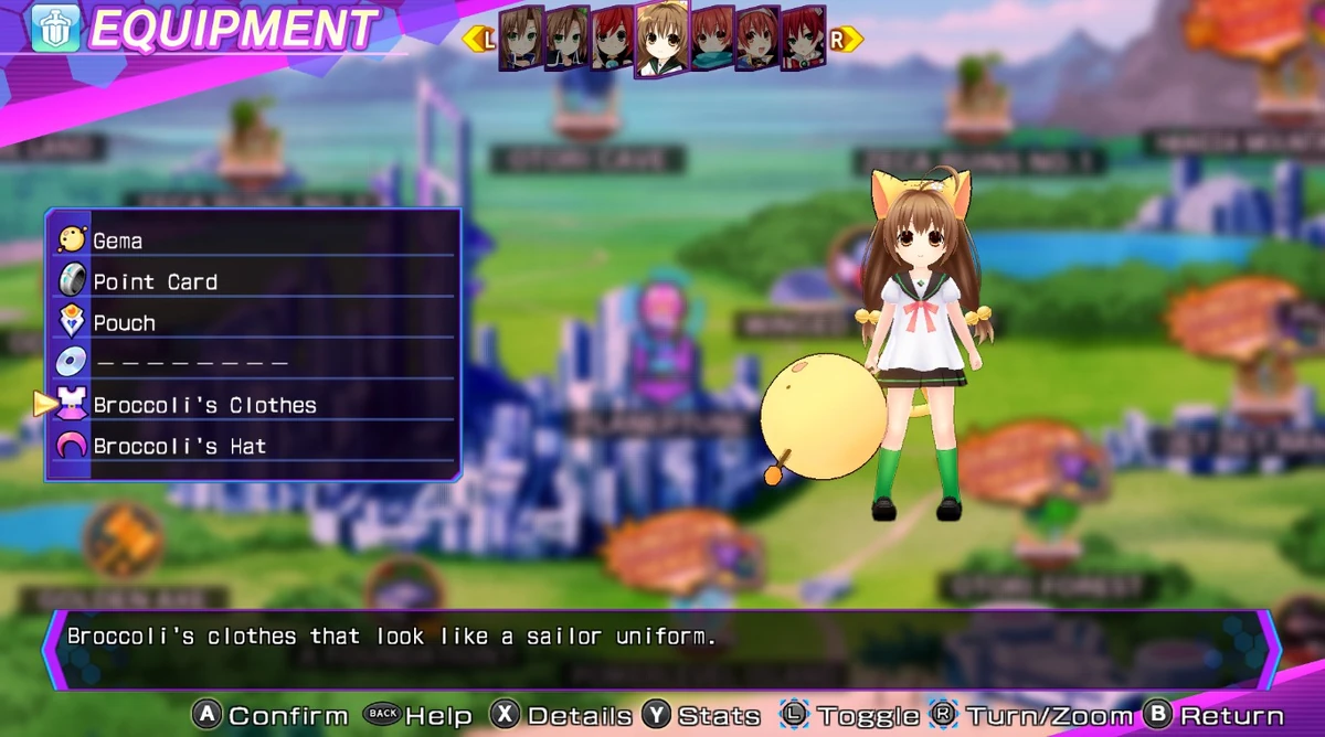 Costume/Re;Birth3/Broccoli | Hyperdimension Neptunia Wiki | Fandom