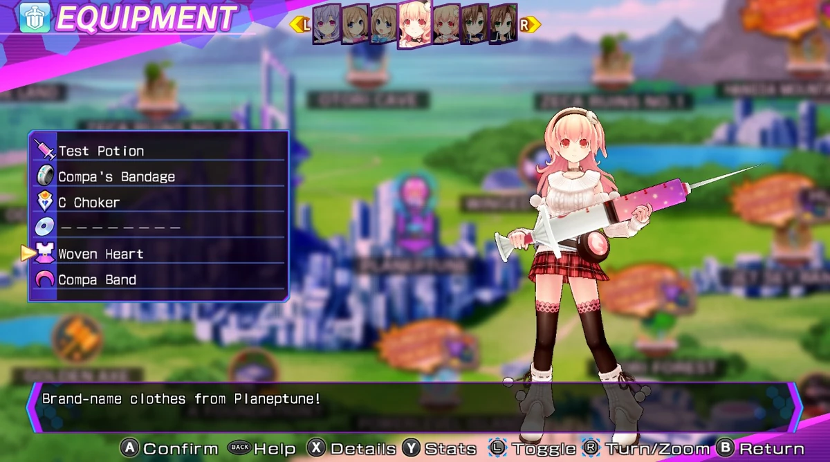Costume/Re;Birth3/Compa/Hyper Dimension | Hyperdimension Neptunia Wiki ...